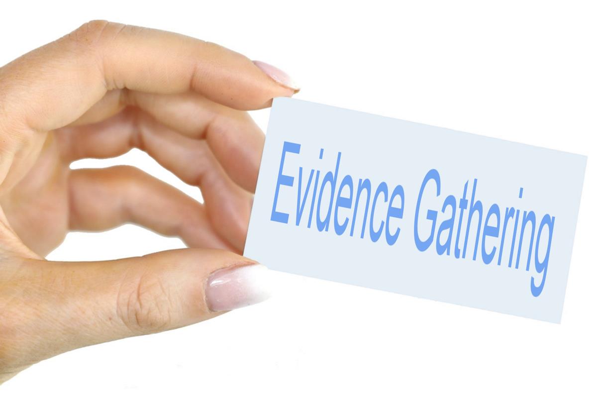 Evidence Gathering - Free of Charge Creative Commons Hand held card image