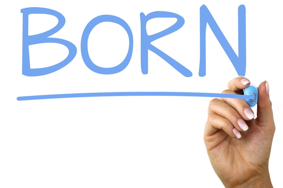 Born - Free of Charge Creative Commons Handwriting image