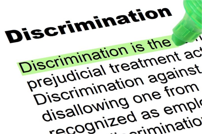 Discrimination - Highlighted Words and Phrases